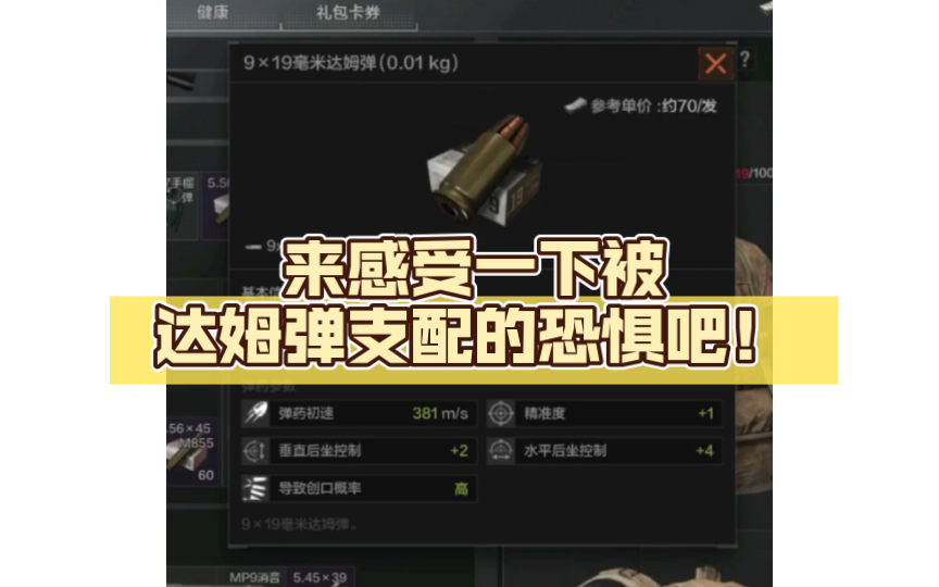 来感受一下被达姆弹支配的恐惧吧!