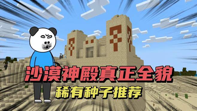 稀有种子推荐:沙漠神殿的真正全貌原来长这样!