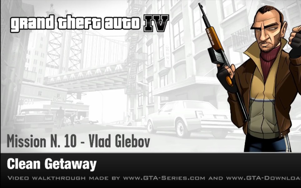 侠盗猎车4任务流程10 “完美逃逸Clean Getaway” 任务中出现的所有...