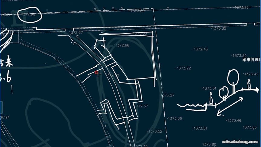 公园景观设计全流程实操-第05节 草图概念设计功能分区与常见问题