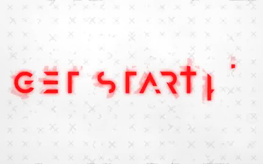 AE模板-个性生长残缺字母模板可制作非常有意思的动态logo