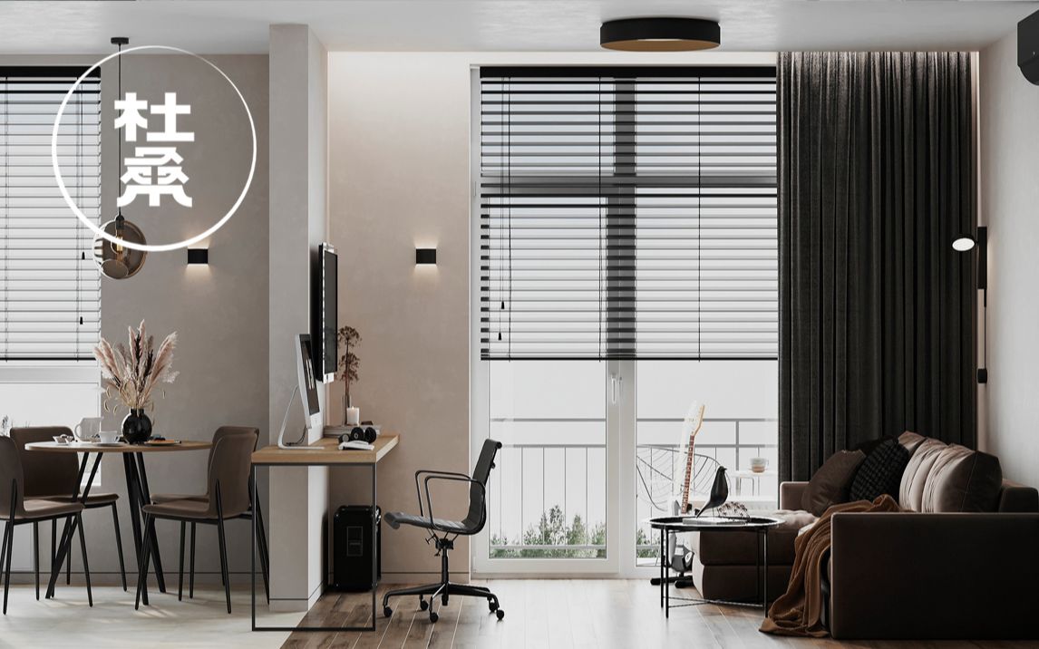 卧室地台 浴室两分离 一居小户型也要全功能