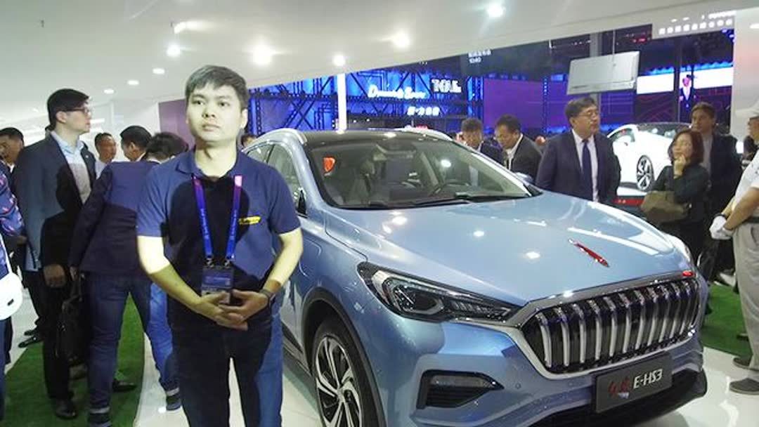 红旗汽车首款纯电SUV,红旗E-HS3首发