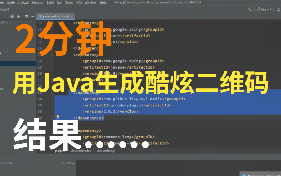 【项目实战】Java开发二维码在线生成,结果.