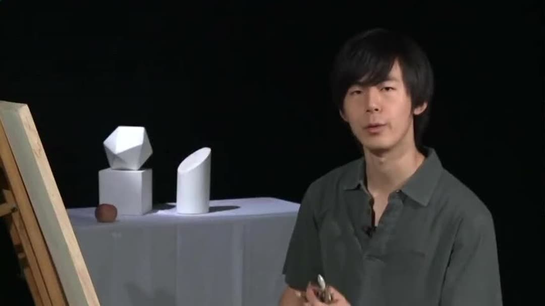 油画风景写生_ps铅笔画效果