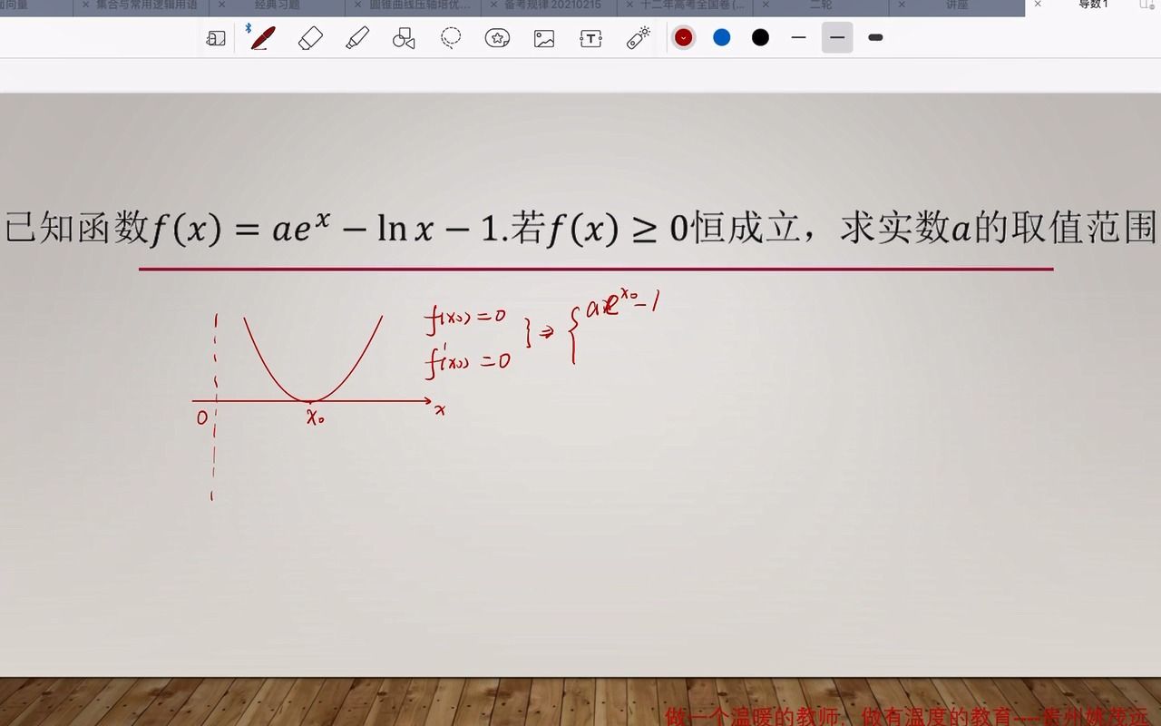 不等式恒成立成立问题,双变量,导数,分合相辅,高中数学