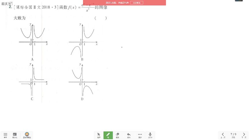 高中数学函数大致图像判别之妙趣横生的赋值法