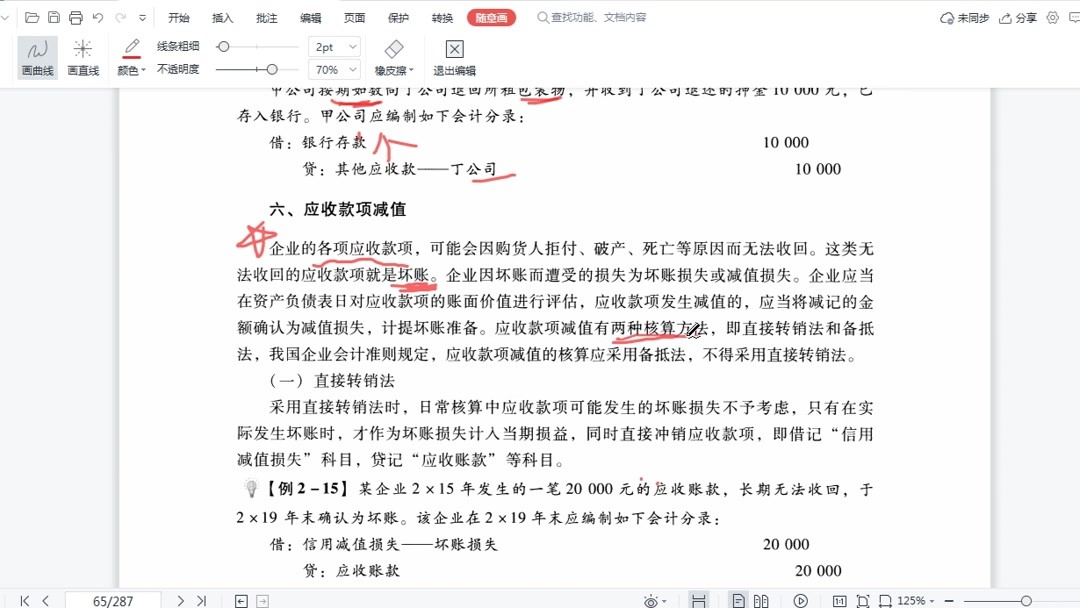 初级实务手把手P60--信用减值损失坏账准备