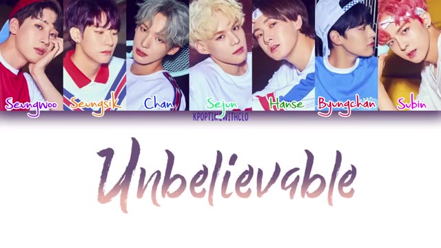 VICTON - UNBELIEVABLE 歌词分配计时和mv reaction 持更