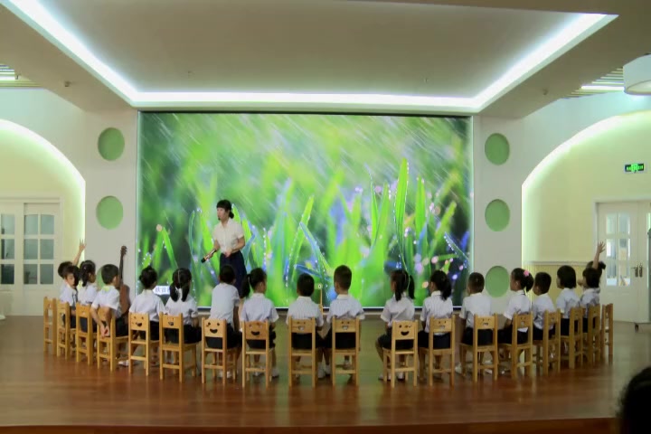 第11届幼儿园音乐观摩会 大班说唱《春夜喜雨》
