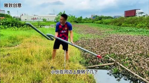 农村小伙做出不要电的水泵