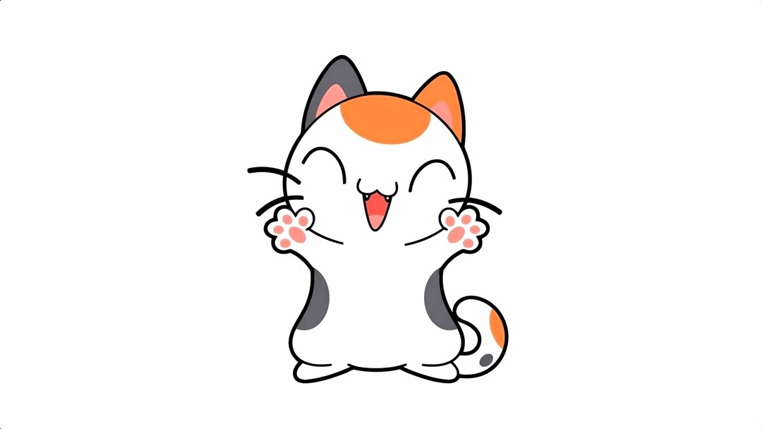 可爱的小猫咪怎样画简单又快速?