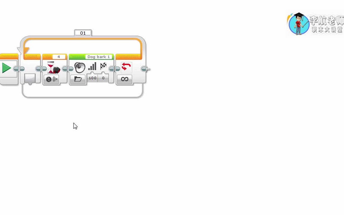 22 EV3 超声波传感器监听 ——李航出品