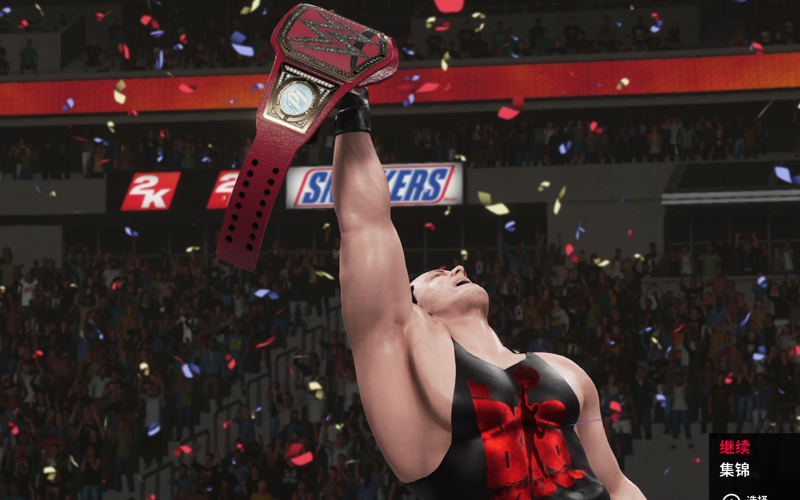 WWE 2K19 生涯模式完结篇,王者形象霸气夺得全球冠军,完结撒花!