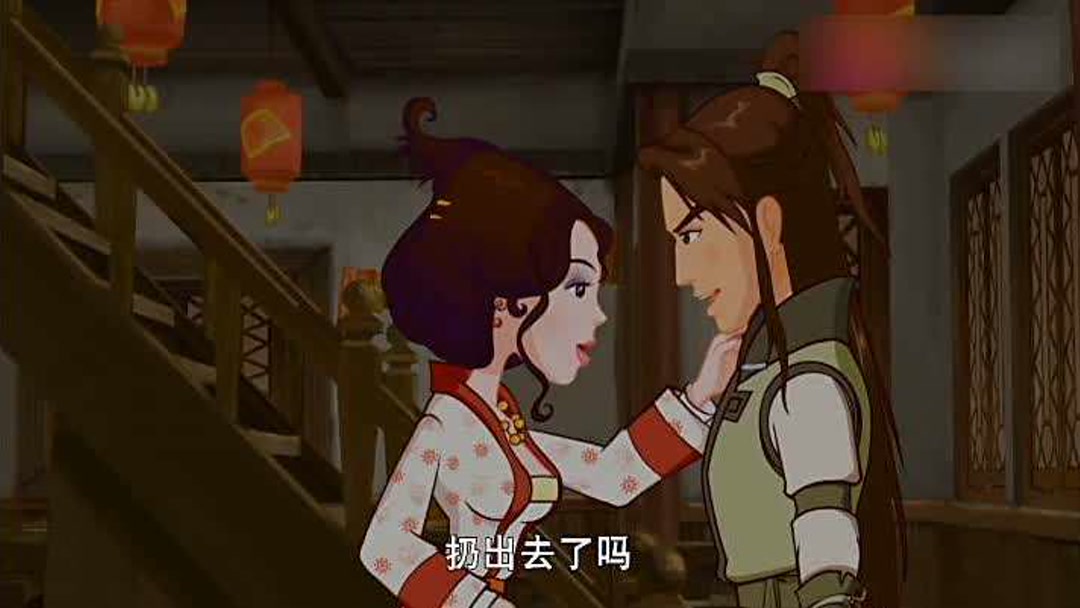 《武林外传》动画版-老白把赃物扔到西凉河不料被小贝捡回