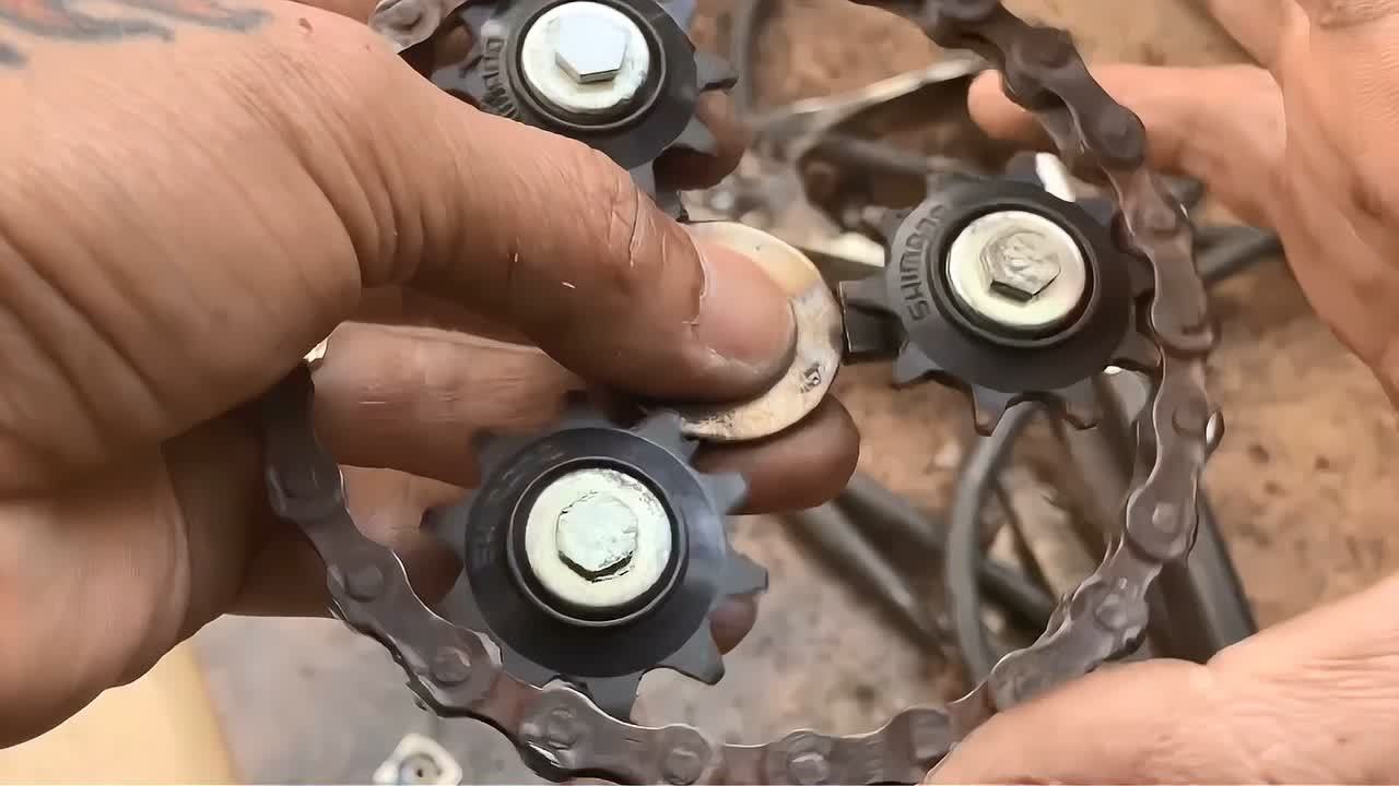 手工师傅自制行星齿轮系统,看了不得不服