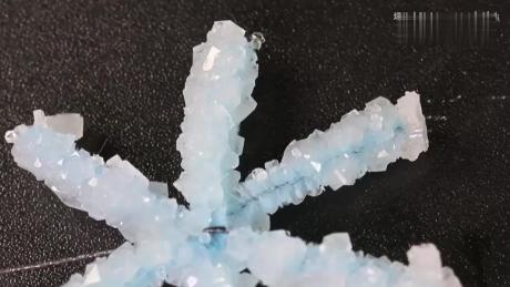 科学小实验:硼砂结晶
