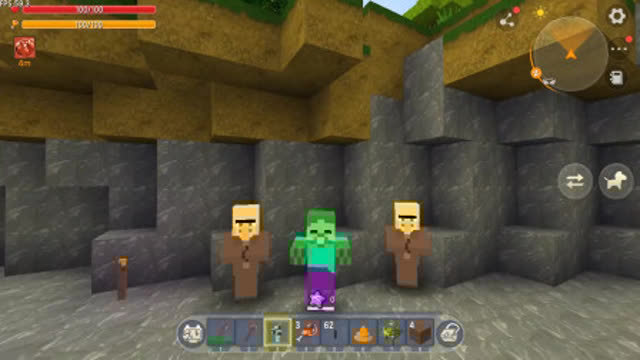 迷你世界:一个小僵尸的生存,开局就送半仙一把40米大长刀