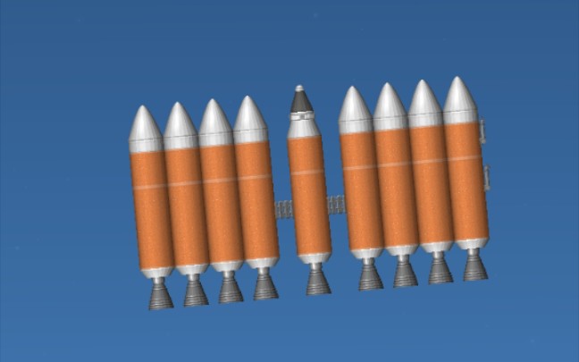 [航天模拟器]9联导弹试射现场