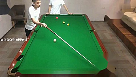 ...新锐台球】中式八球走位教学 低杆和高杆加塞的区别以及反塞瞄点要领