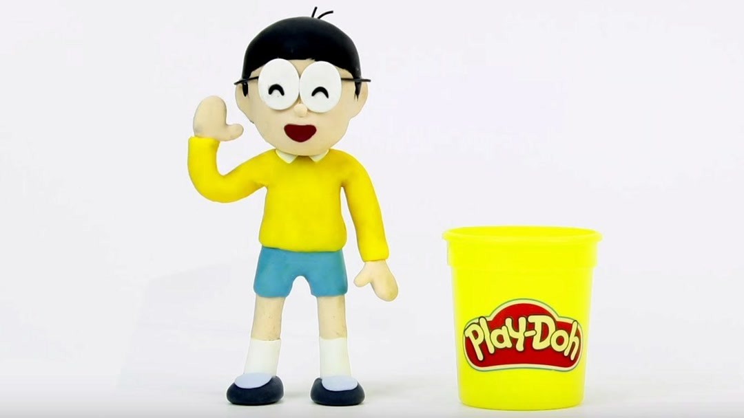 神奇橡皮泥人!大雄是怎样捏出来的呢?