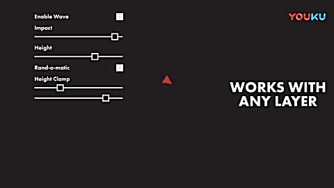 波浪形状运动MG动画AE脚本 Wave-o-Matic