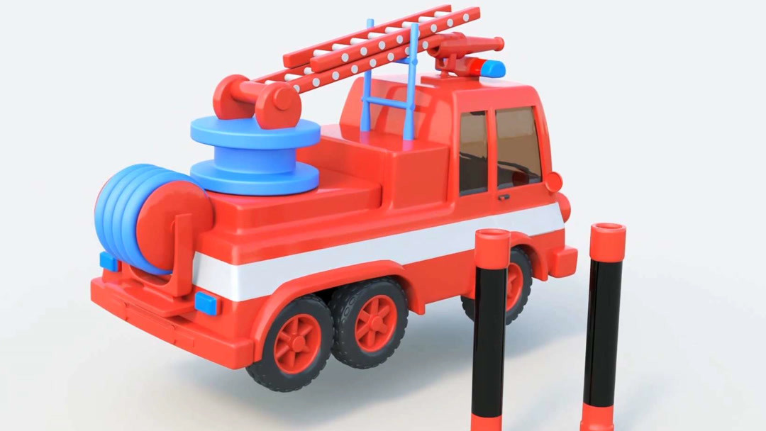 聪明宝贝汽车乐园 第9集 组装消防车