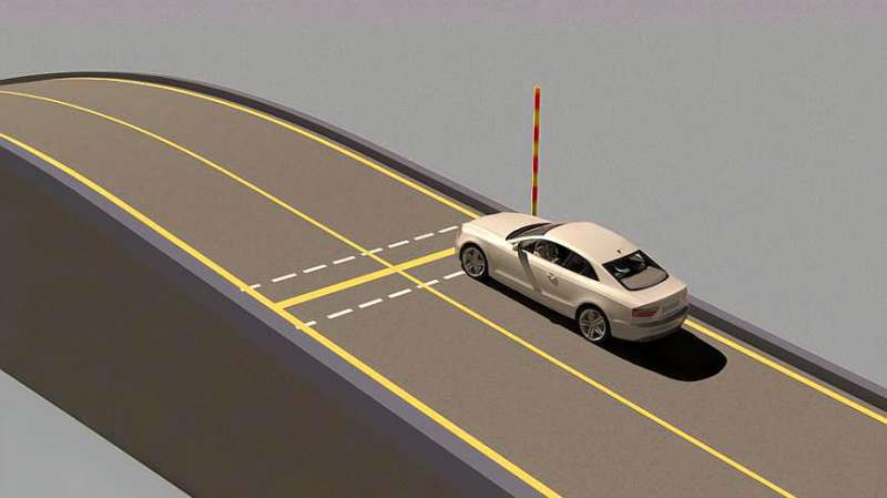 科目二坡道定点停车和起步这样做,不熄火不溜车!