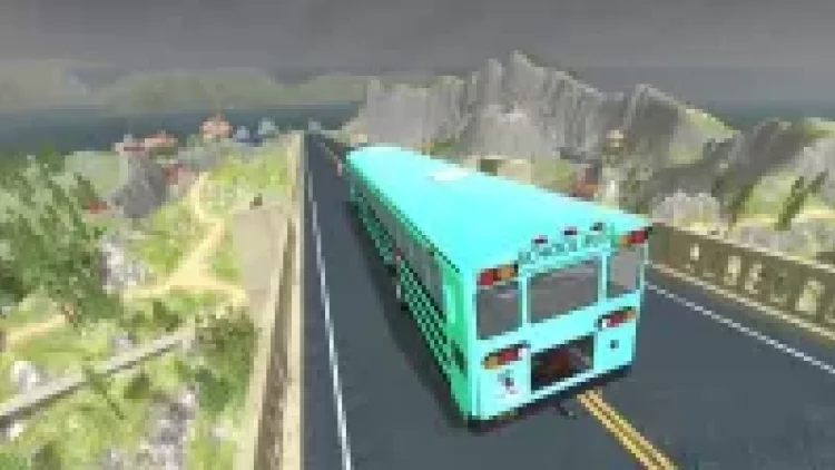 BeamNG driv模拟:校车碰撞