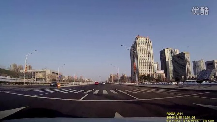 乐驾A11行车记录仪顺光环境行车记录效果