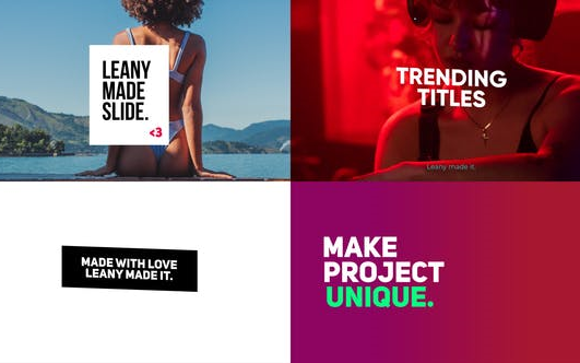 PR模板-艺术海报封面设计视频模板