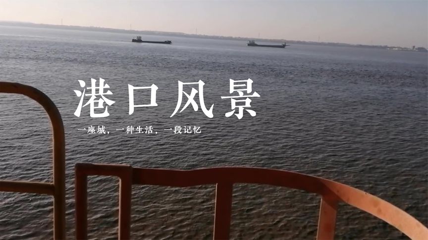 港口风景!学工小陈工作现场日常巡检记录,生活很美好!