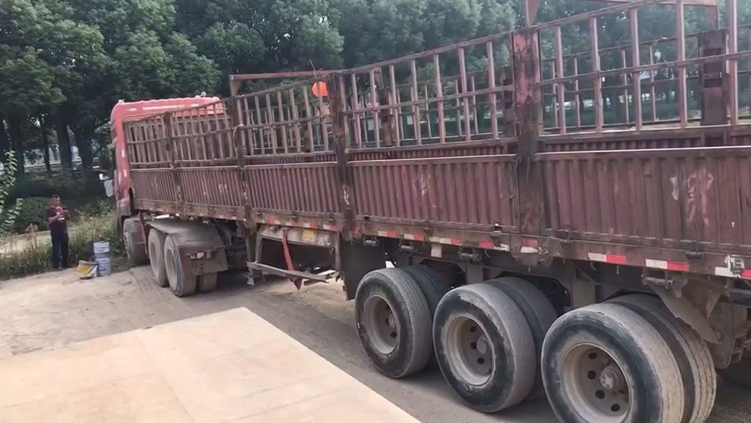 半挂车如何倒车视频半挂车倒车技巧讲解方法教学要领步骤90度入