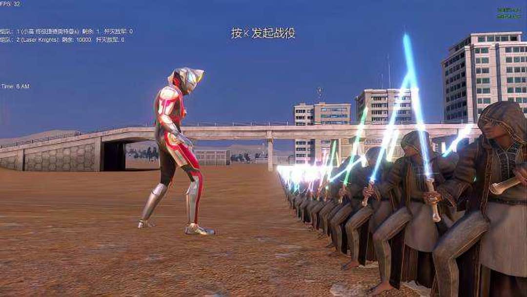 史诗战争模拟器:1名终极捷德奥特曼VS一万名激光武士