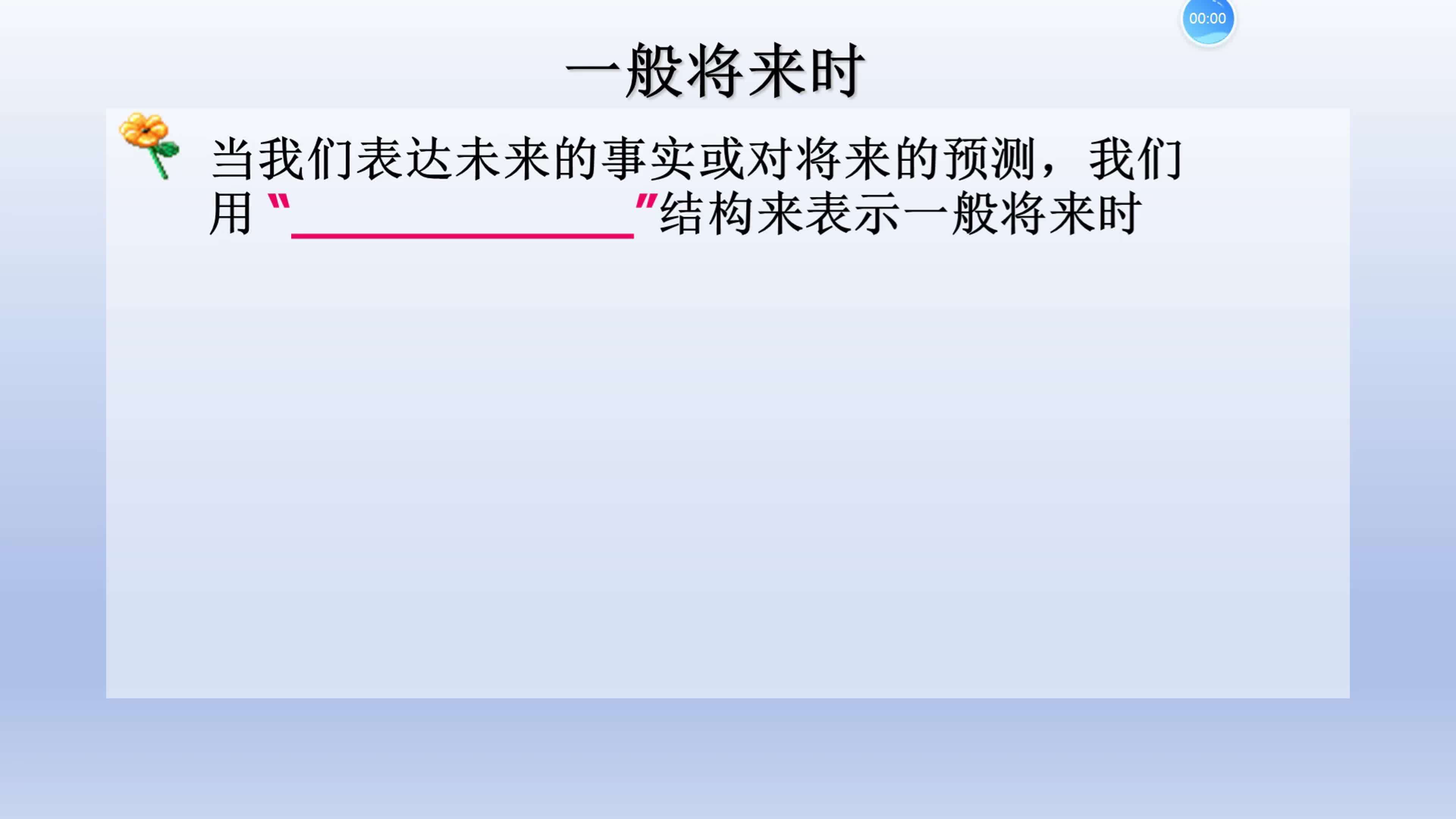 一般将来时的表达结构,幸亏提前看了两眼,考试不慌了