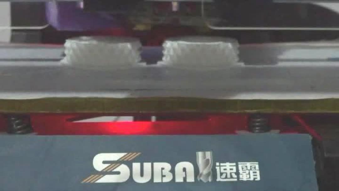 SUBA3D打印机雕刻螺丝螺母加工工艺视频