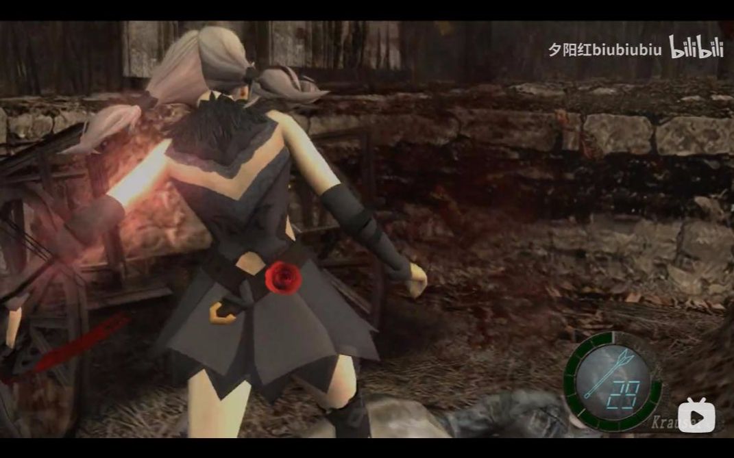 枪神纪刀锋女仆装残暴屠村 生化危机4HD重制版mod