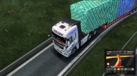 欧洲卡车模拟2:老司机再次发车,国产卡车真耐撞。