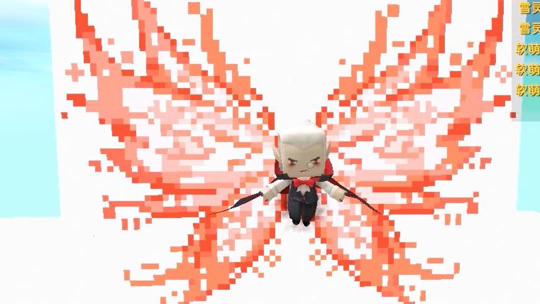 迷你世界:拍照专用地图,别眨眼,看看半仙变成了一只花蝴蝶