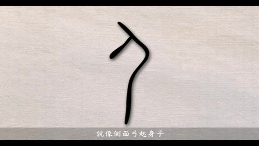 漢字說故事之“人”字。《说文解字》人:天地之性最貴者也。
