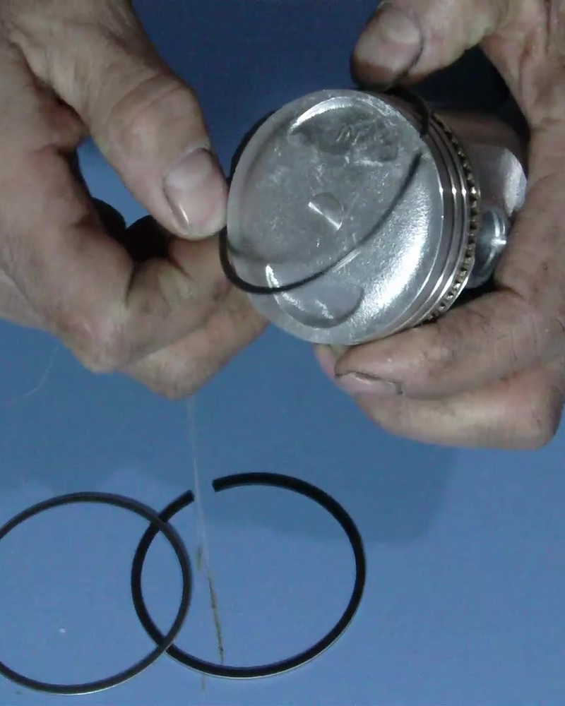 摩托车活塞环正确的安装方法