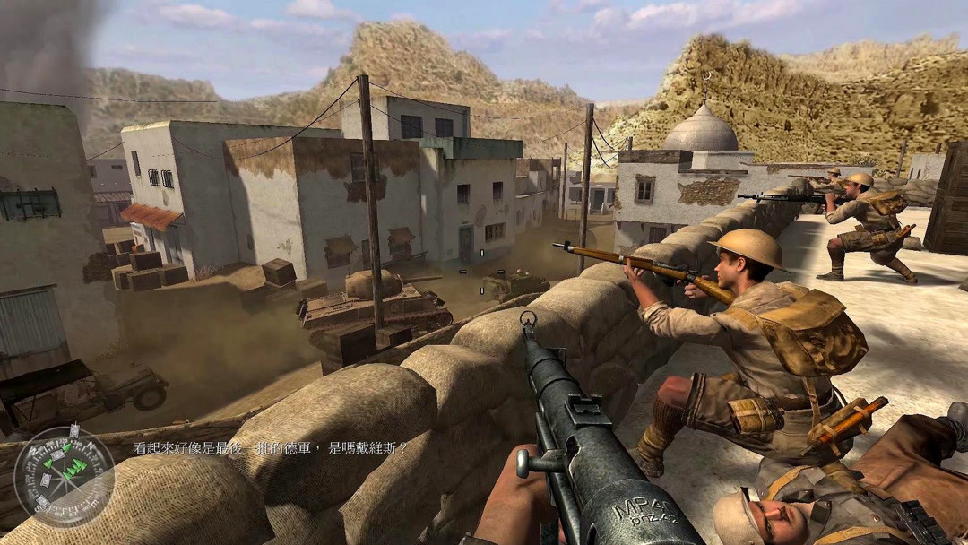 使命召唤2:尖刀部队清除88炮阵地,成功夺回失去之地!