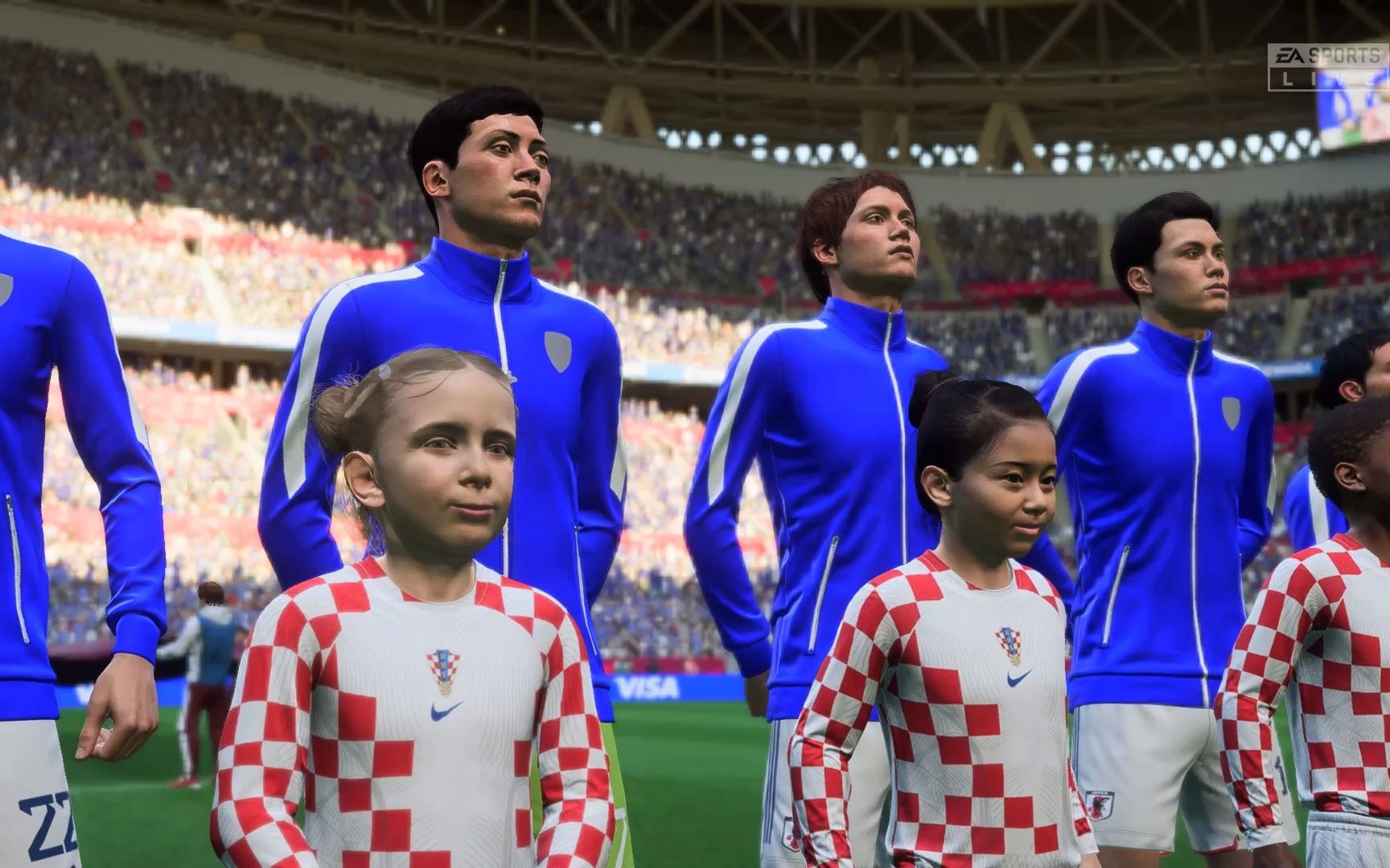 FIFA23 2022年卡塔尔世界杯八分之一决赛 日本VS克罗地亚 模拟