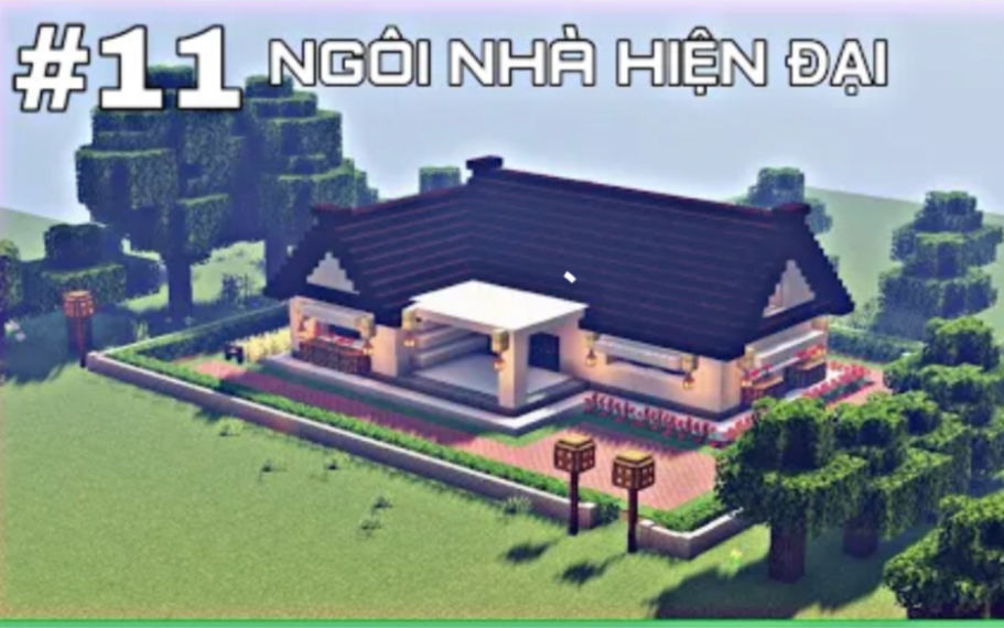 我的世界—现代风格住宅(授权搬运)