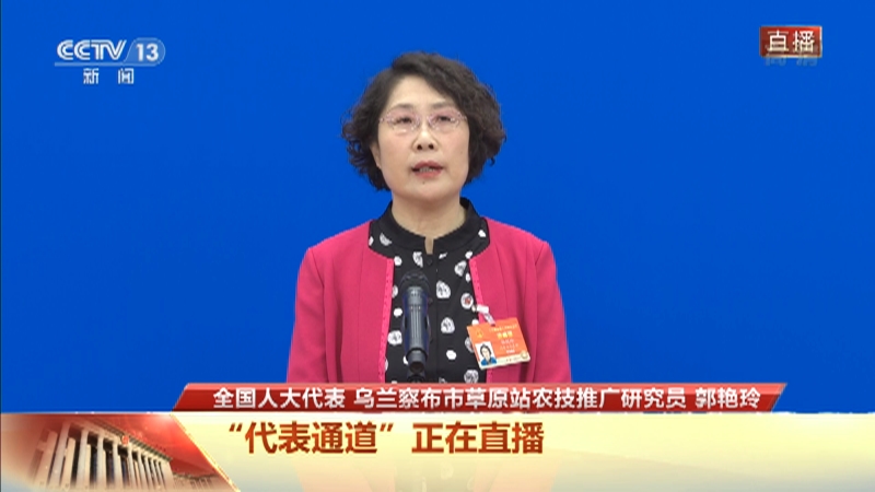 [2021全国两会特别报道]代表通道:人民日报记者向郭艳玲提问