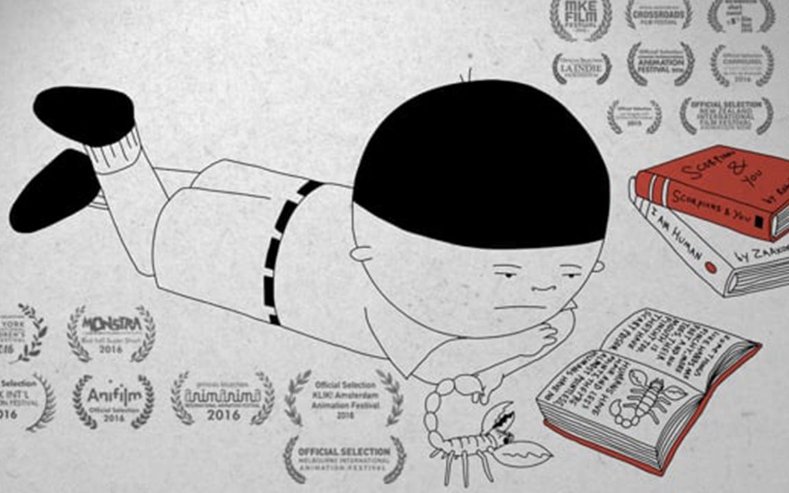 这部小动画的角色设计简单有趣!