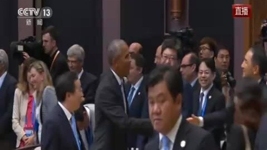 二十国集团领导人杭州峰会即将开幕 与会领导人移步会议厅