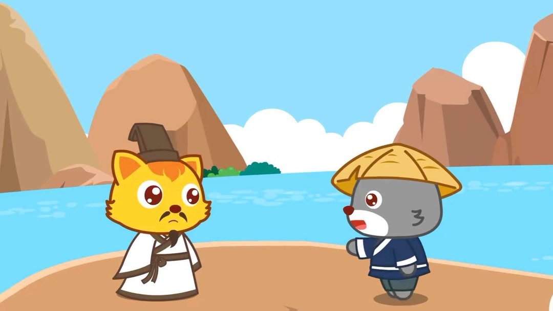 儿童益智,启蒙动画《猫小帅故事》端午节的来历,屈原投江!