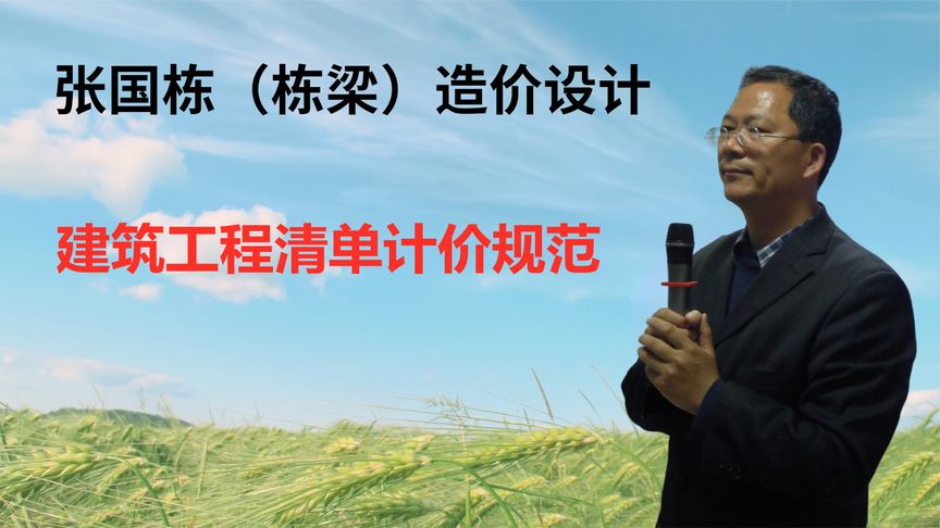 张国栋(栋梁)造价设计:建筑工程清单计价规范