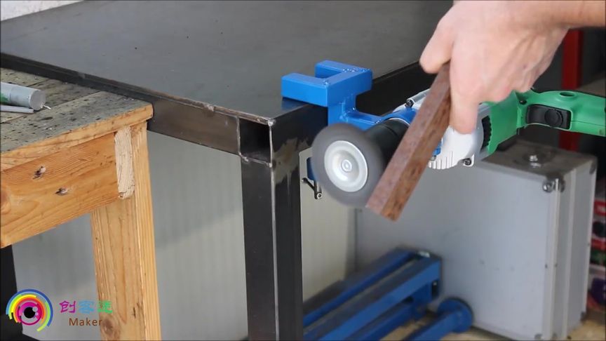 制作手电钻支架,秒变固定抛光打磨机